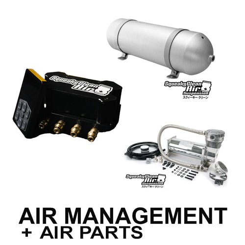 MANAGEMENT + AIR PARTS – SqueakyClean Air Suspension