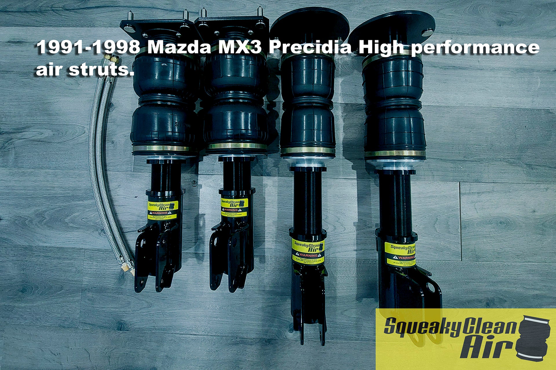 1991-1998 Mazda MX3 Precidia/Autozam AZ-3 High Performance Air Struts ...